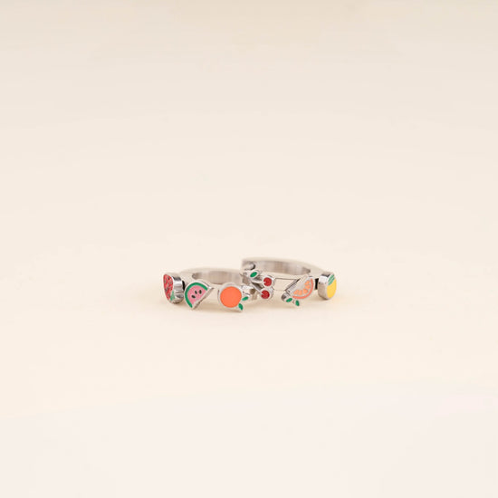 Fruit Loop 3D Huggie Hoop Earrings – Oh Clementine