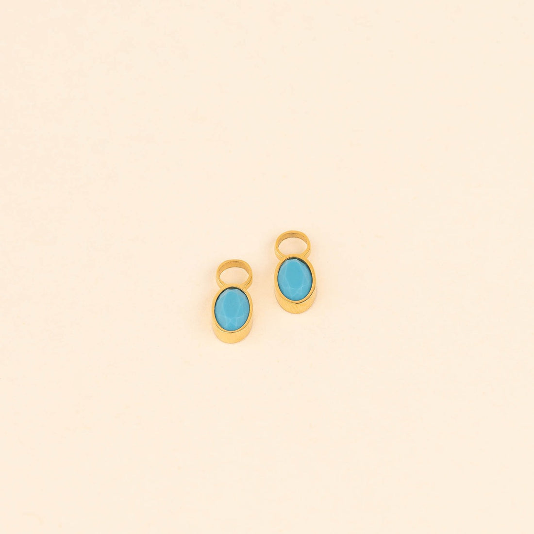 December Birthstone Huggie Hoop Charms – Oh Clementine