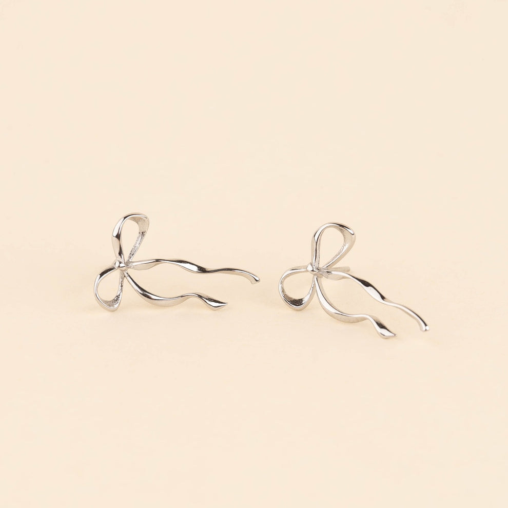 Dainty Bow Stud Earrings – Oh Clementine