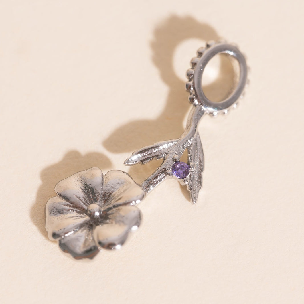 Birth Flower Necklace Charms – Oh Clementine