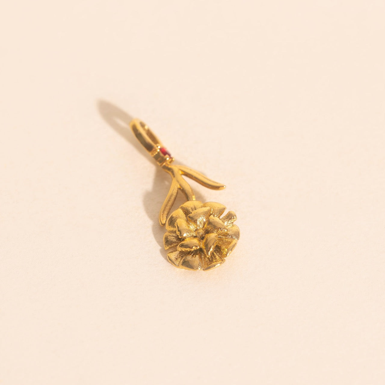 January Carnation Birth Flower Necklace Charm – Oh Clementine