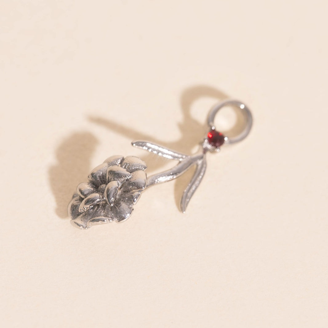 Birth Flower Necklace Charms – Oh Clementine